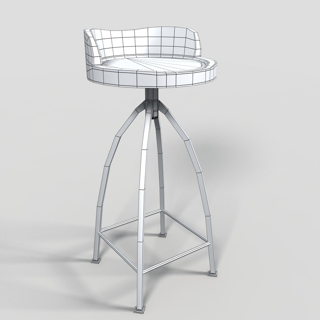 3ds Max Bar Stool