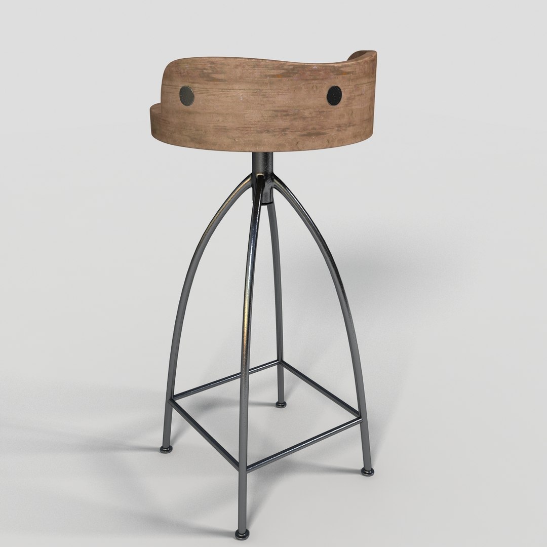 3ds Max Bar Stool