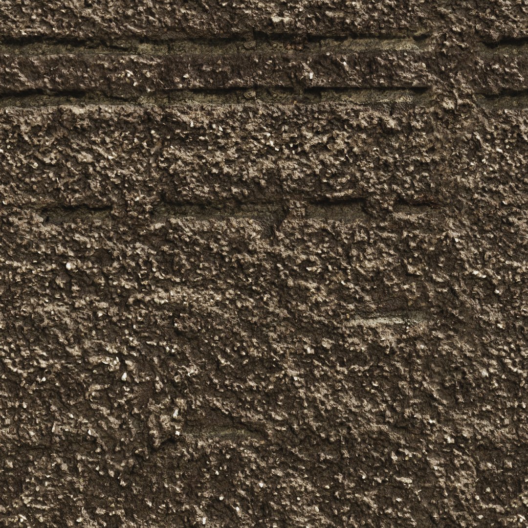 Cement Wall 01 - Scanned PBR Texture 4K Resolution 3D Model ...