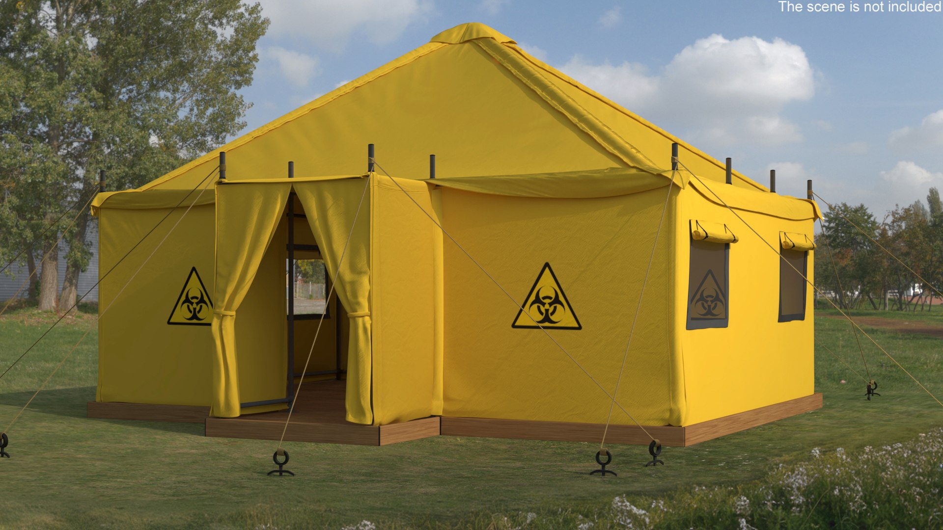 3D Biohazard Tent Model - TurboSquid 2399374