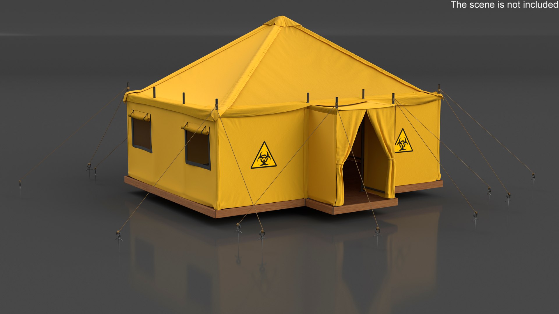 3D Biohazard Tent Model - TurboSquid 2399374