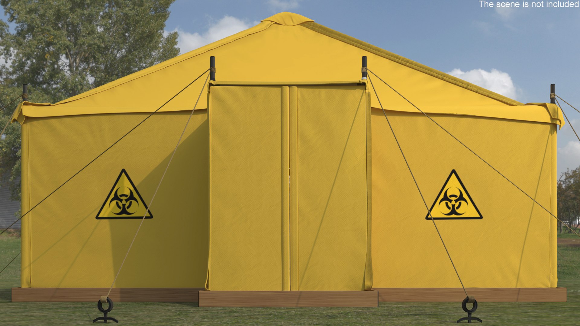 3D Biohazard Tent Model - TurboSquid 2399374