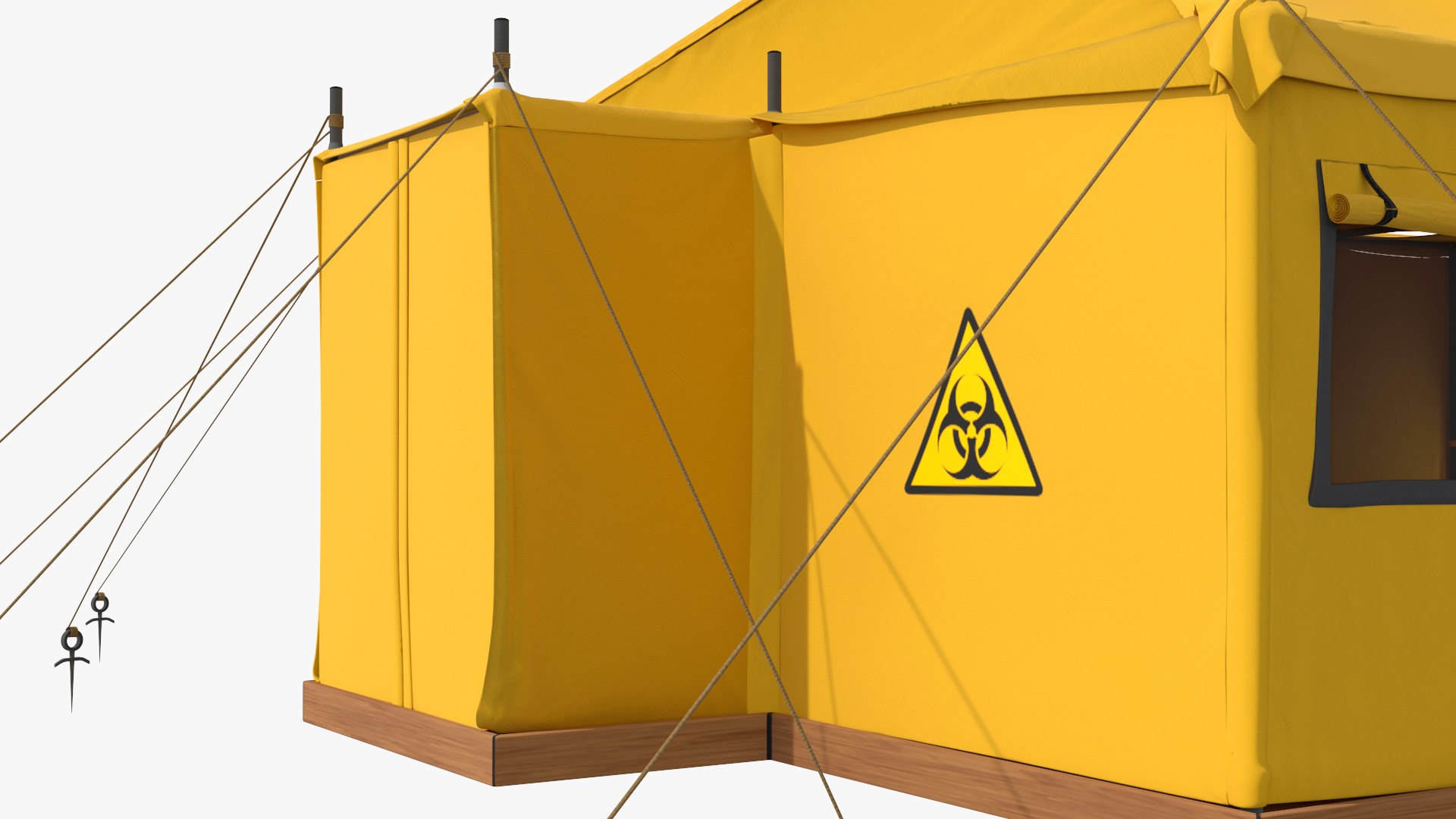 3D Biohazard Tent Model - TurboSquid 2399374
