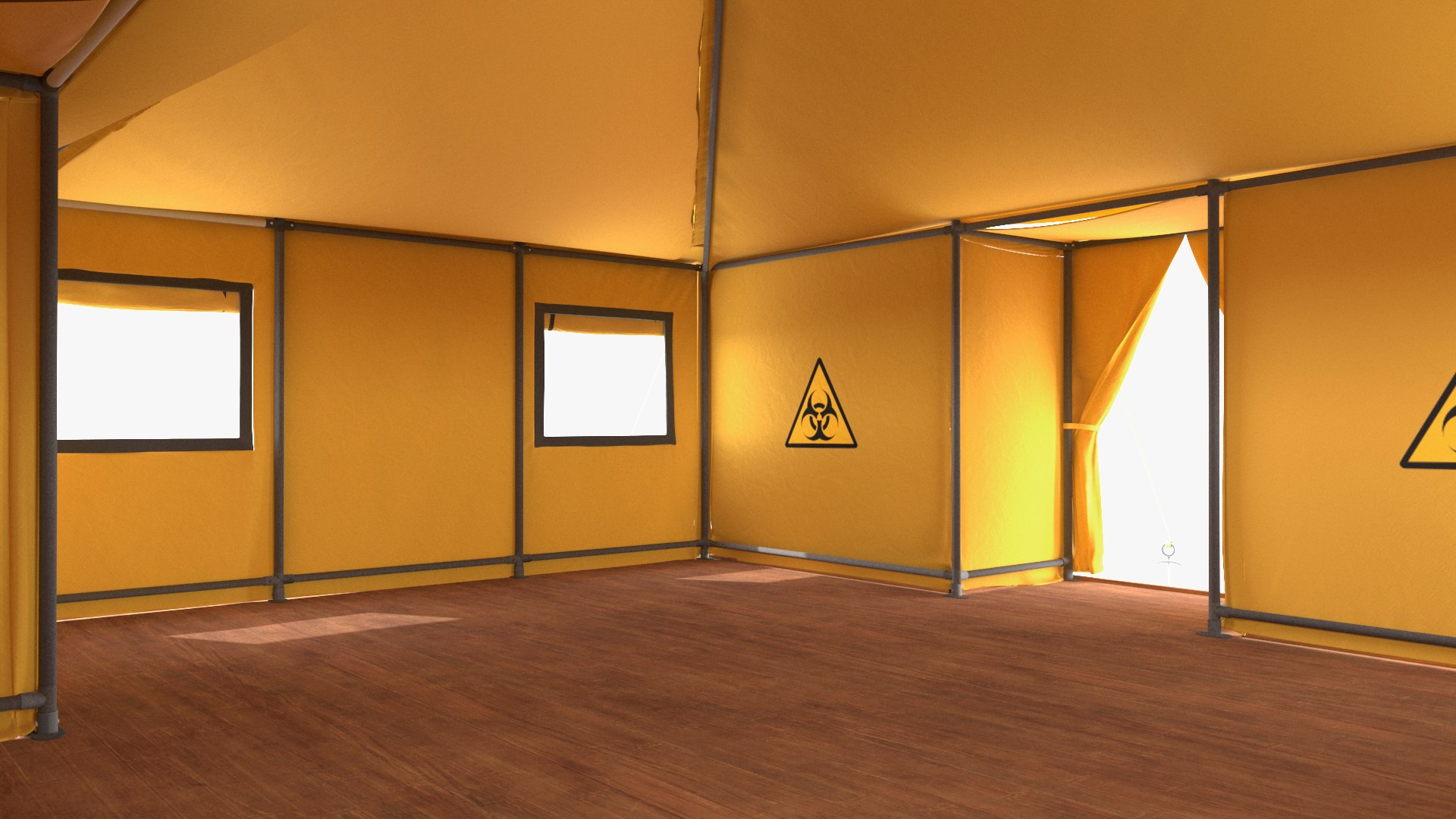 3D Biohazard Tent Model - TurboSquid 2399374