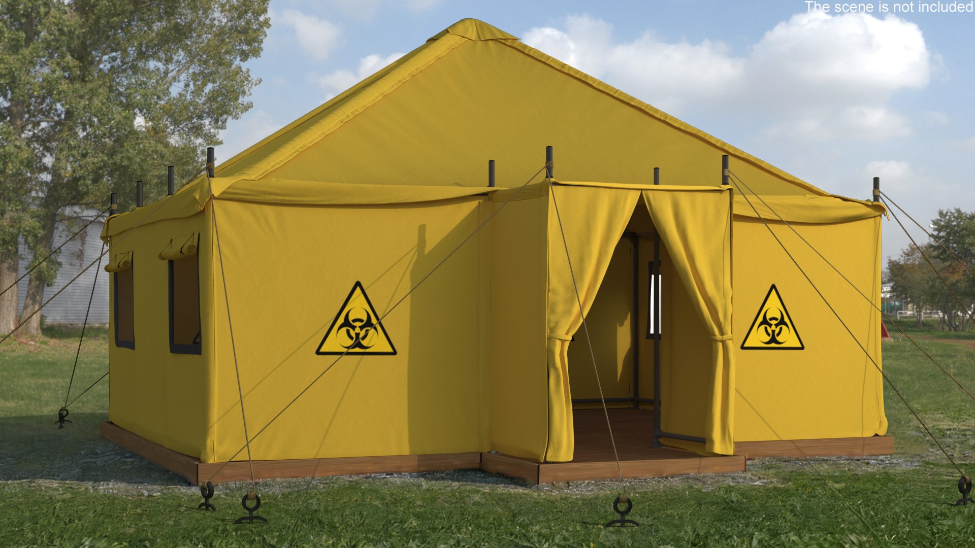3D Biohazard Tent Model - TurboSquid 2399374