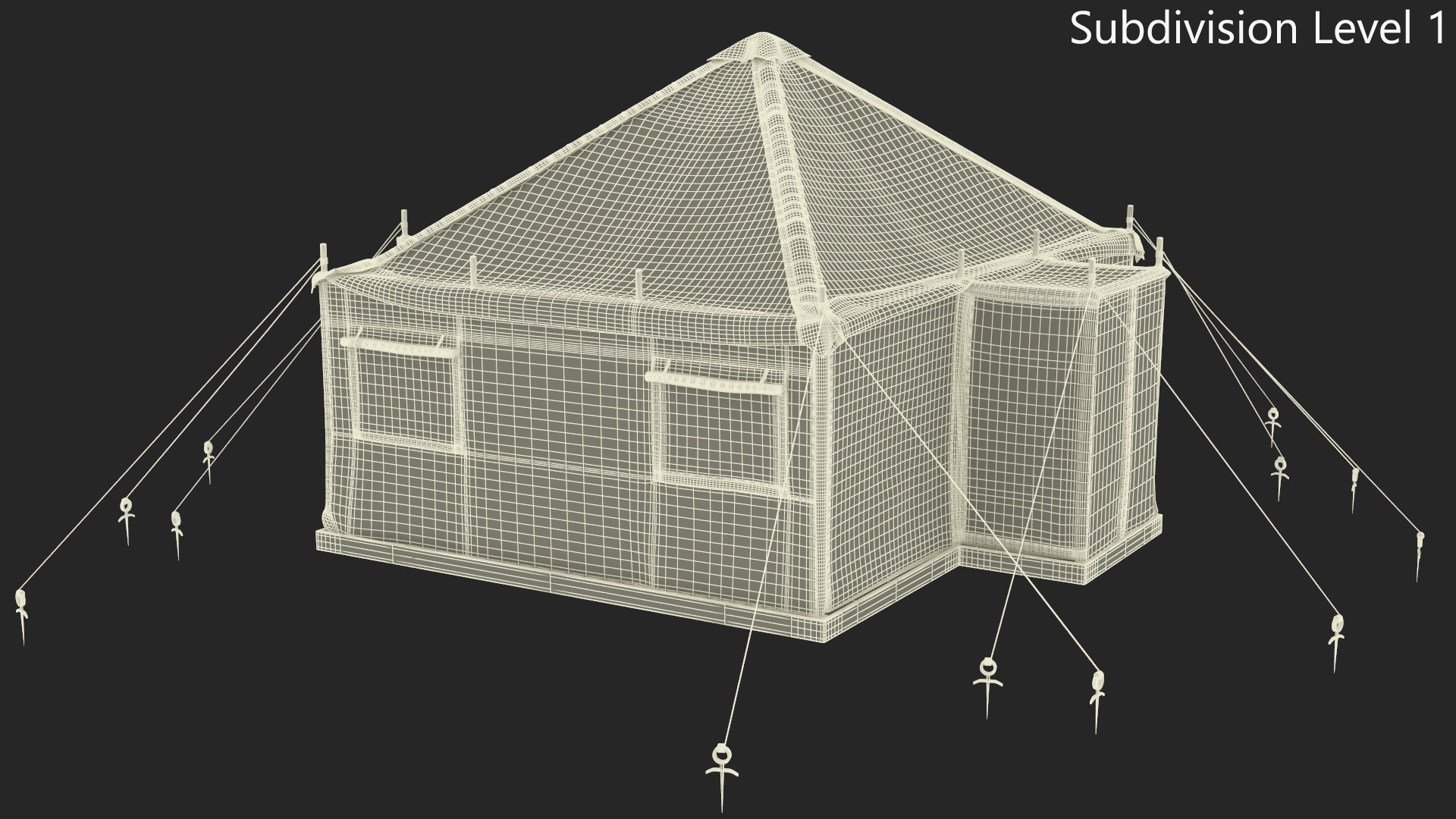 3D Biohazard Tent Model - TurboSquid 2399374