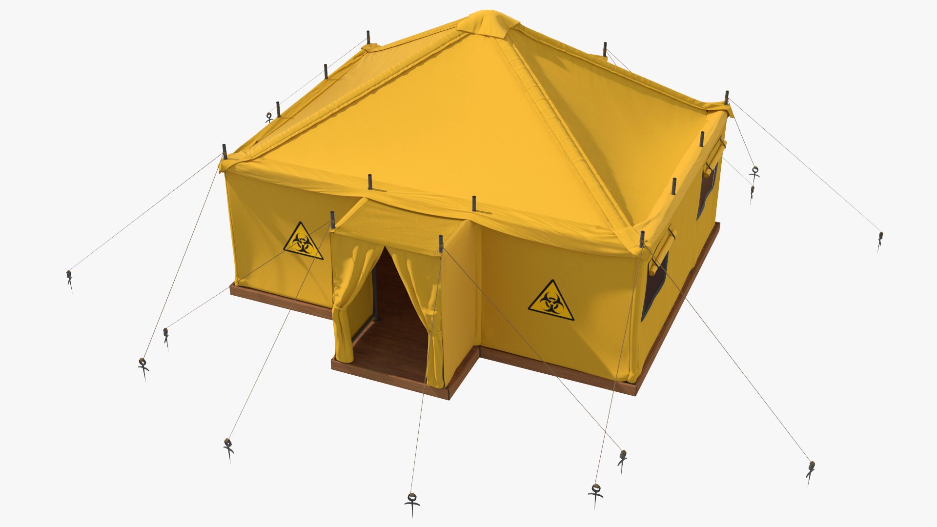 3D Biohazard Tent Model - TurboSquid 2399374
