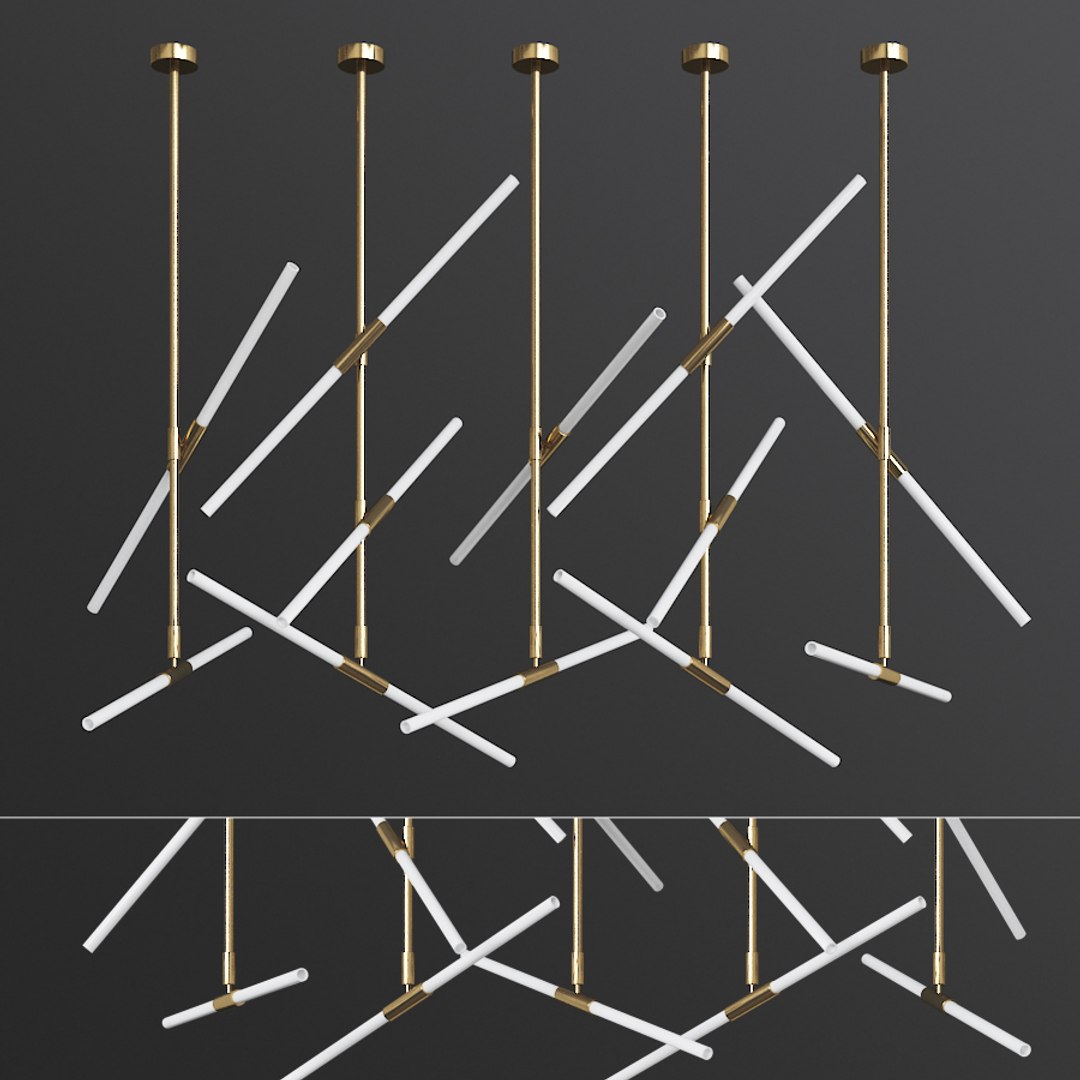 Modern Acrylic Led Tube 3D - TurboSquid 1599815