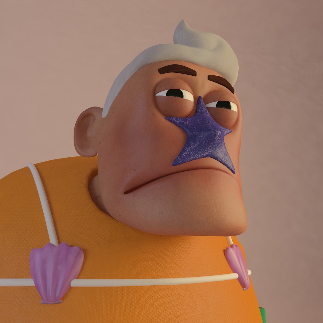 Mermaid man 3D model - TurboSquid 1370322