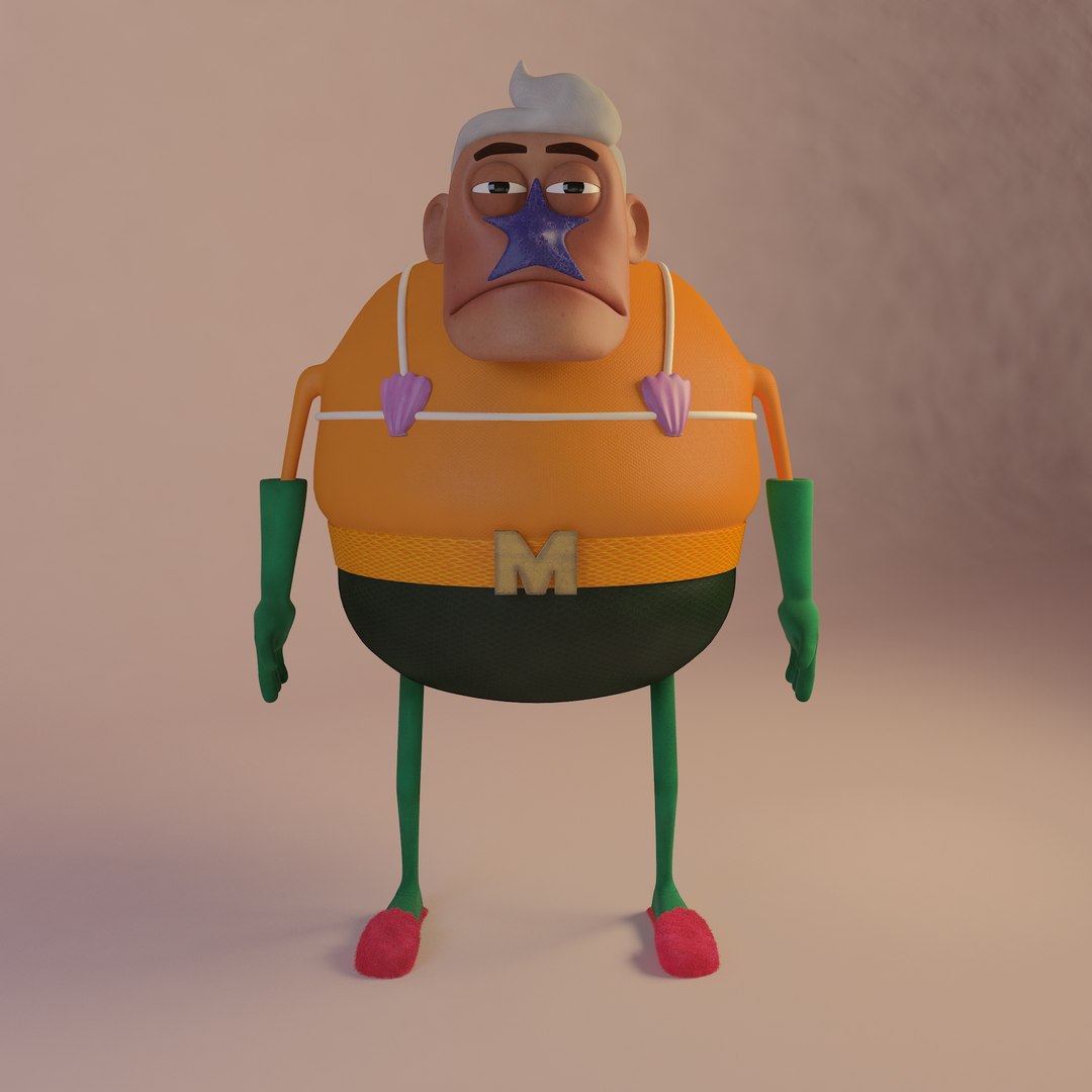 Mermaid man 3D model - TurboSquid 1370322