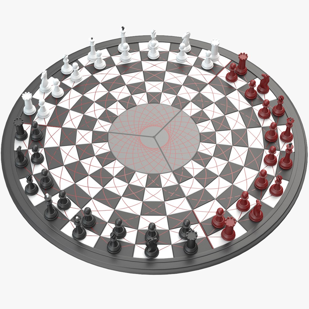 Chess for Three Players model - TurboSquid 2068408
