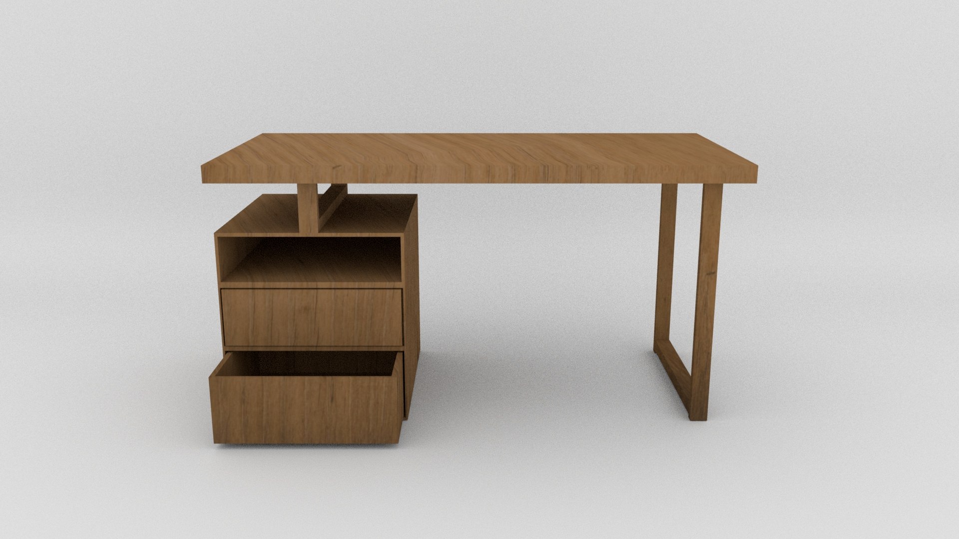 3D Model Study Table - TurboSquid 1852980