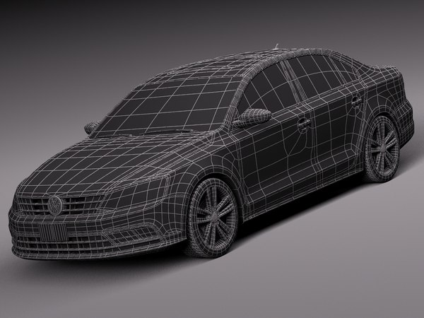 3d model 2015 volkswagen jetta