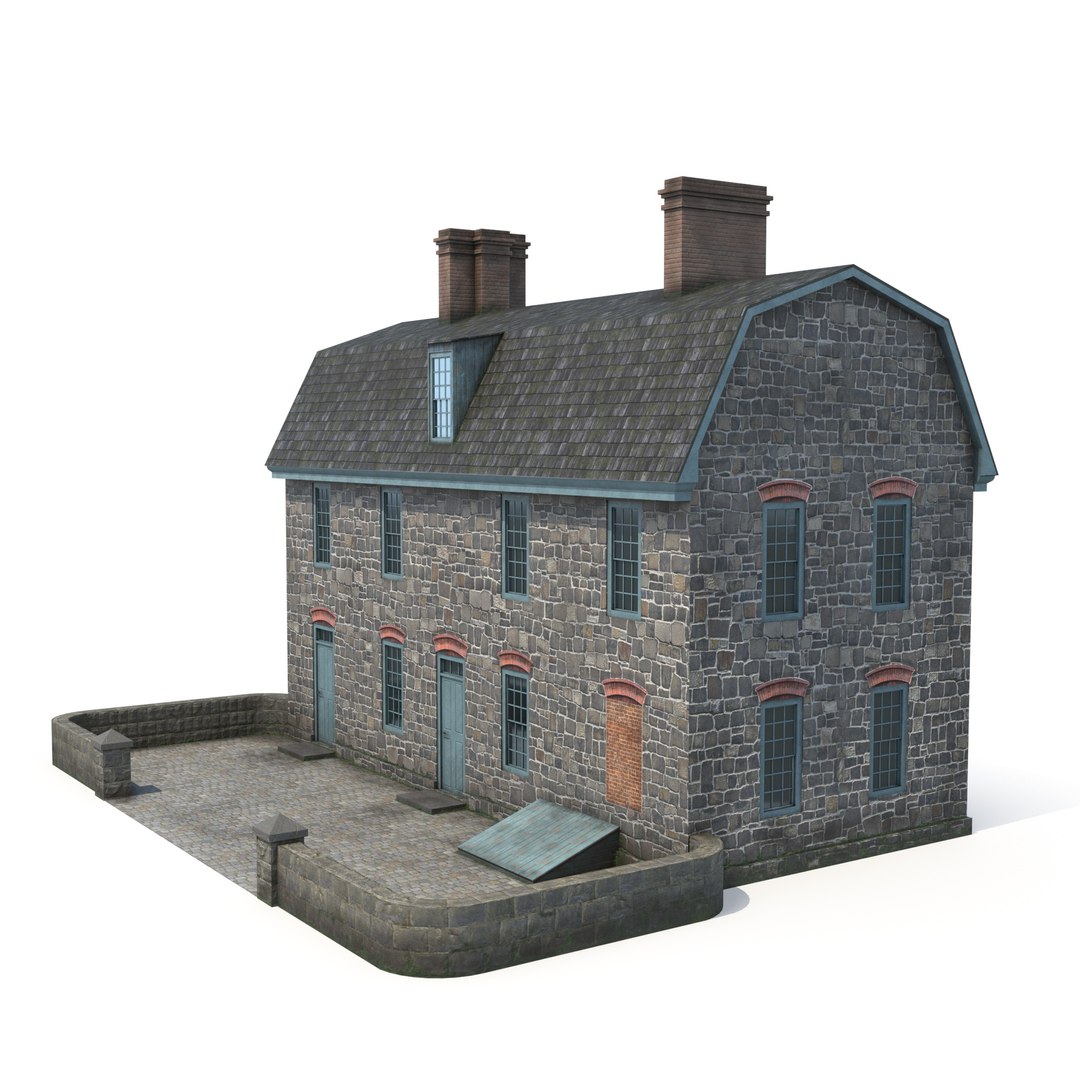 Stone Cottage Model - TurboSquid 1841653