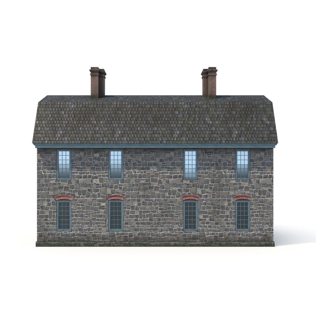 Stone Cottage Model - TurboSquid 1841653