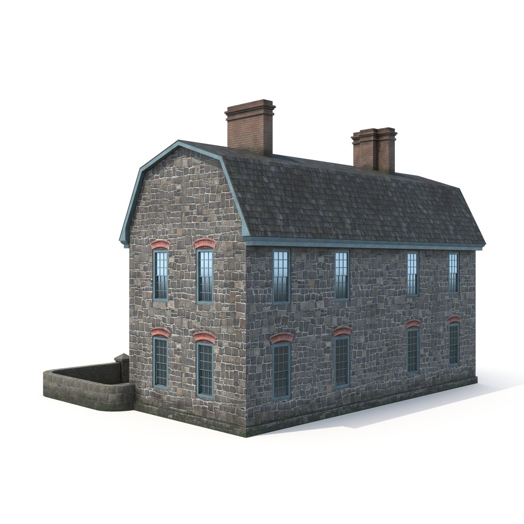 Stone Cottage Model - TurboSquid 1841653