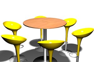 Free 3D Bar-Table Models | TurboSquid