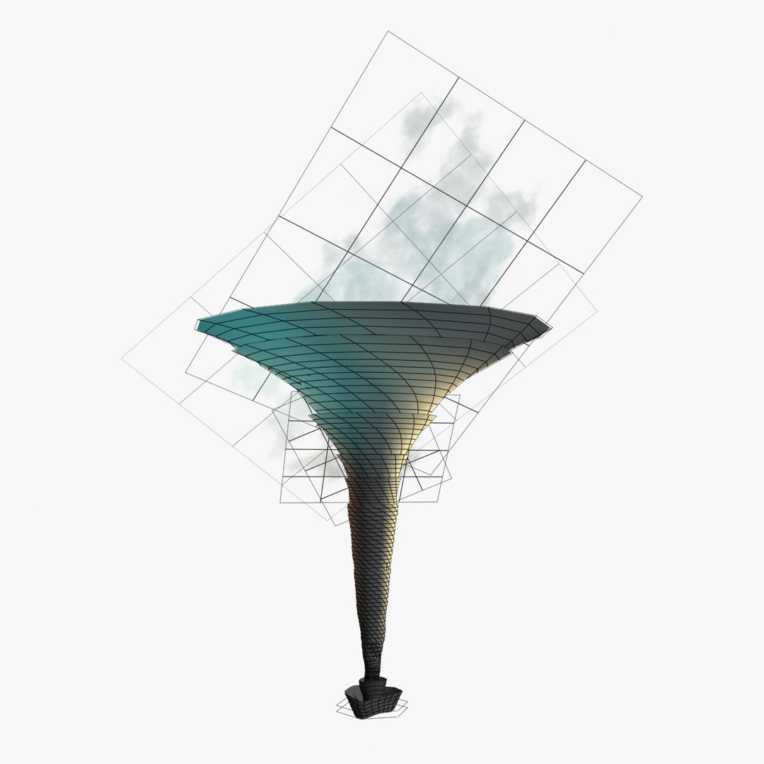 Tornado Rigged Animation Max