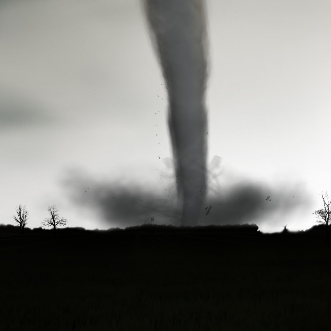 tornado rigged animation max