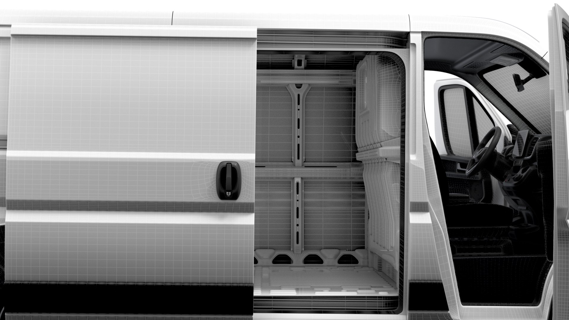 Peugeot E Boxer Van L2H1 HQ Interior 2025 3D Model - TurboSquid 2325555