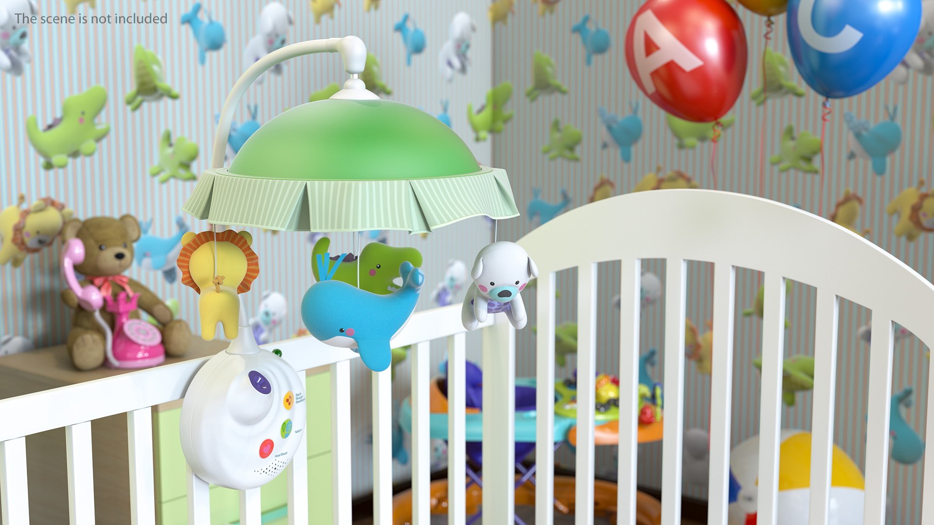 Baby projector mobile 3D model - TurboSquid 1488231