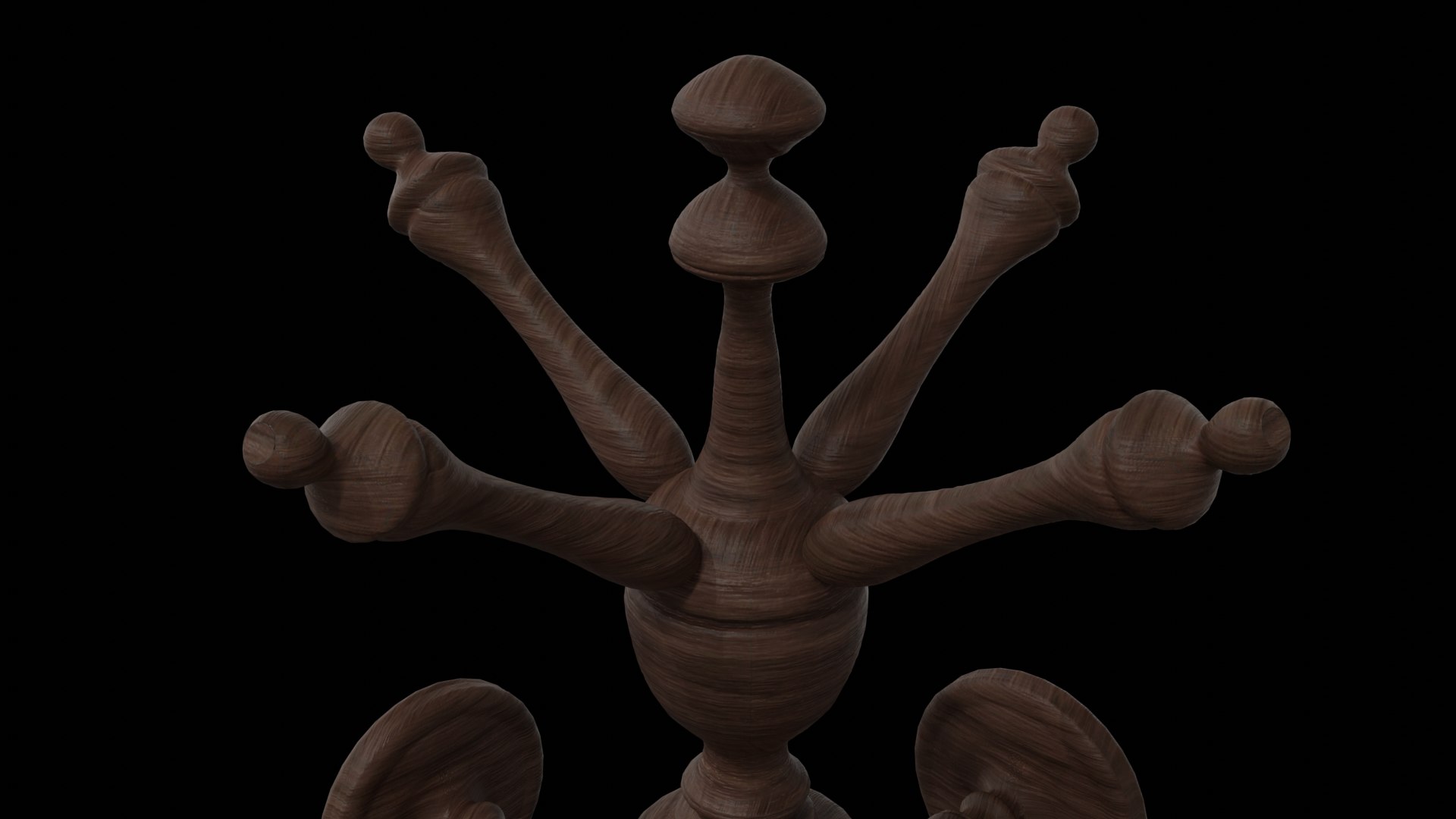 3D Clothes Hangers Tree - TurboSquid 1818040