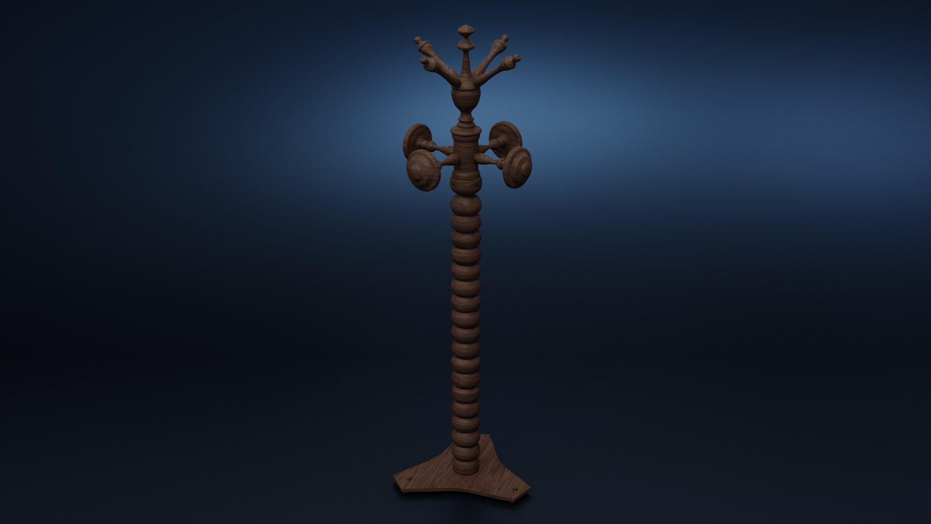 3D Clothes Hangers Tree - TurboSquid 1818040