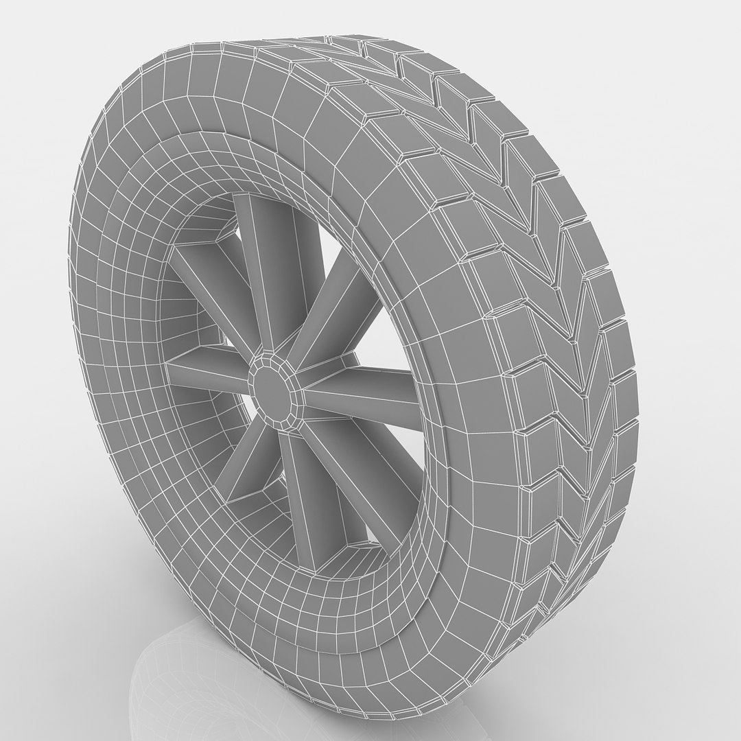 Tire Rim 3d Model