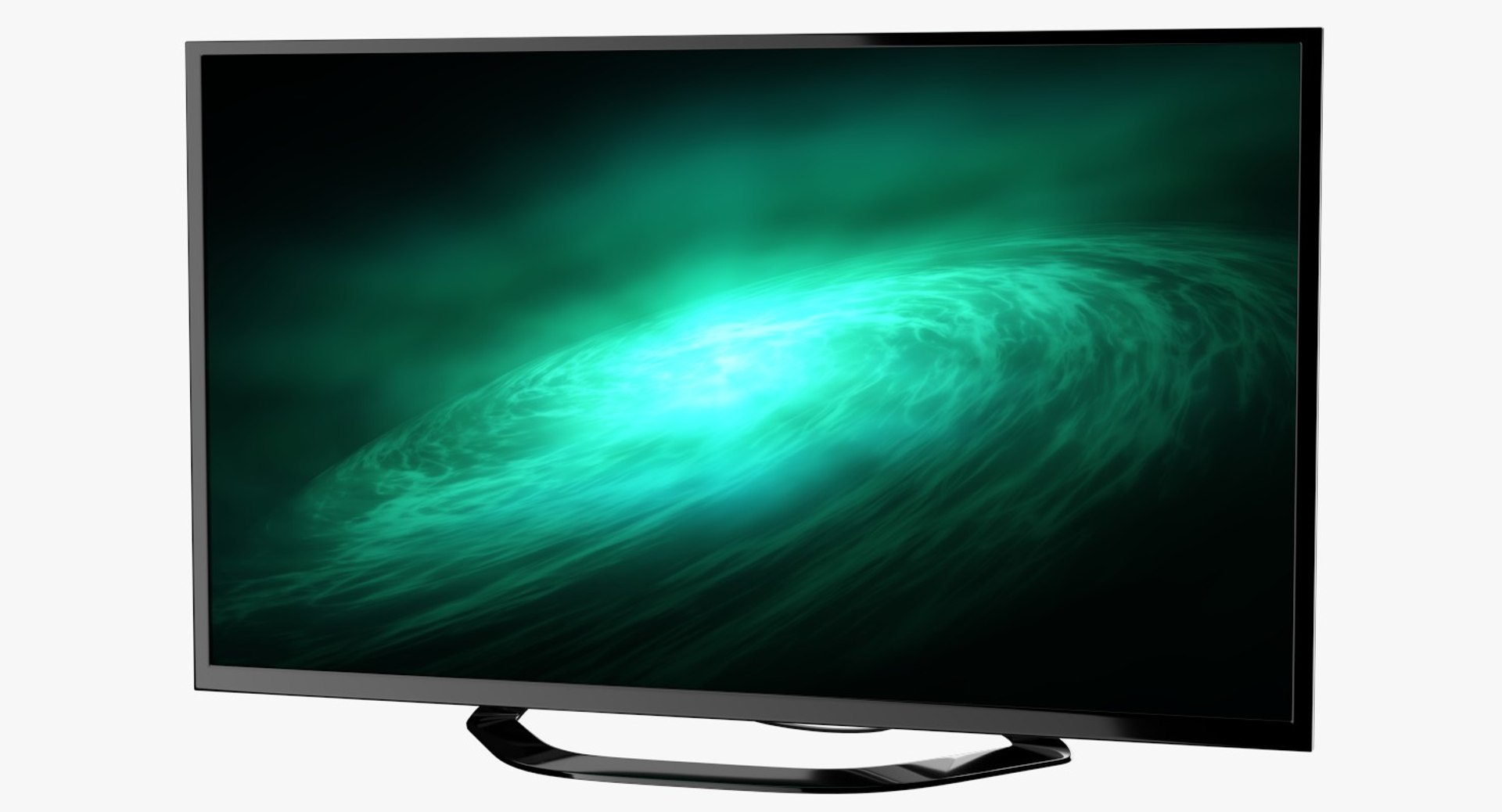 led television 3d obj