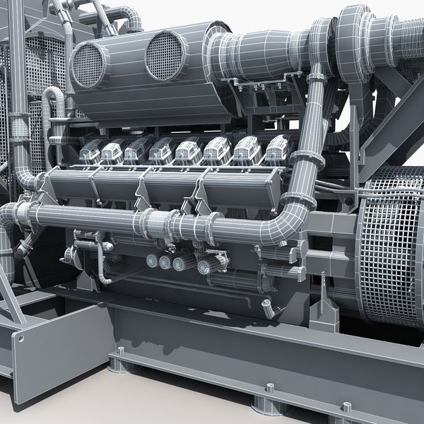 Diesel generator 01 3D model - TurboSquid 1227747