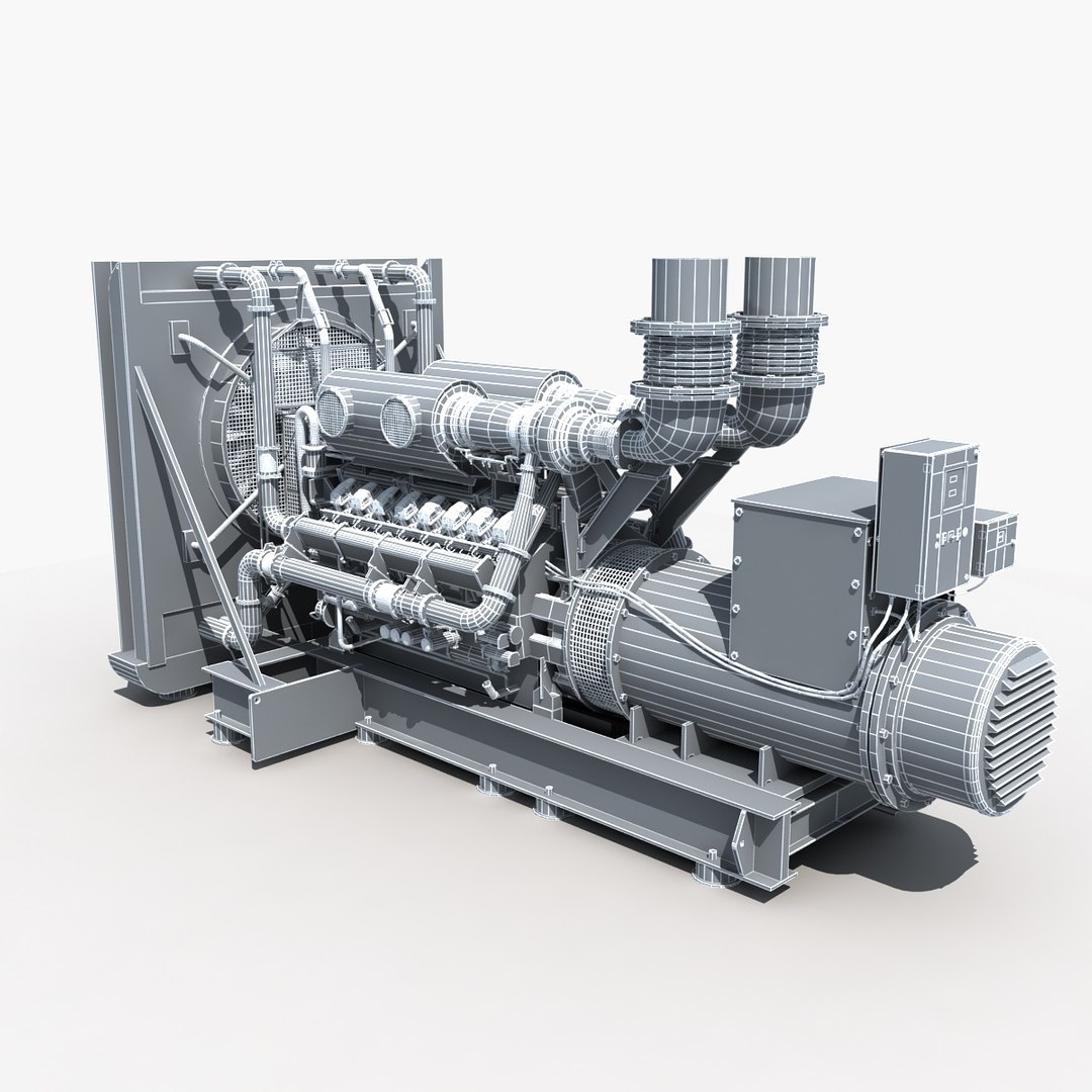 Diesel Generator 01 3D Model - TurboSquid 1227747