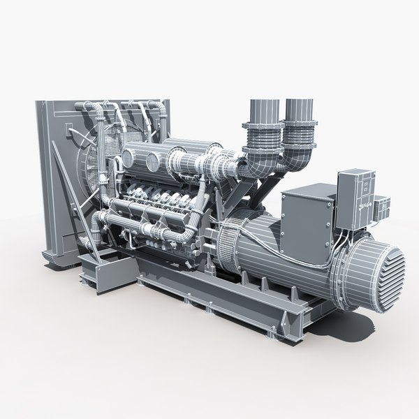 Diesel generator 01 3D model - TurboSquid 1227747
