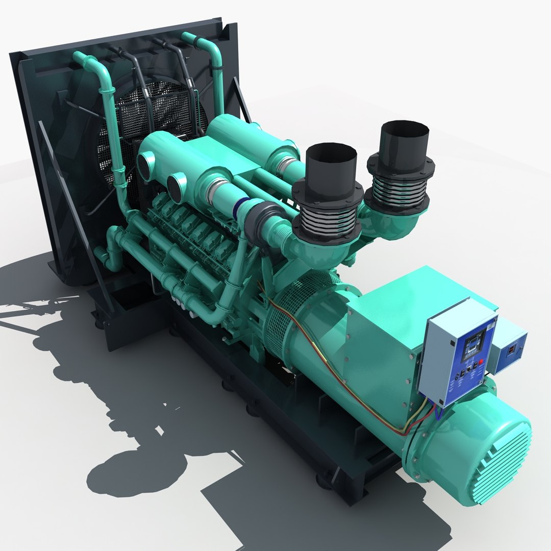 Diesel Generator 01 3D Model - TurboSquid 1227747