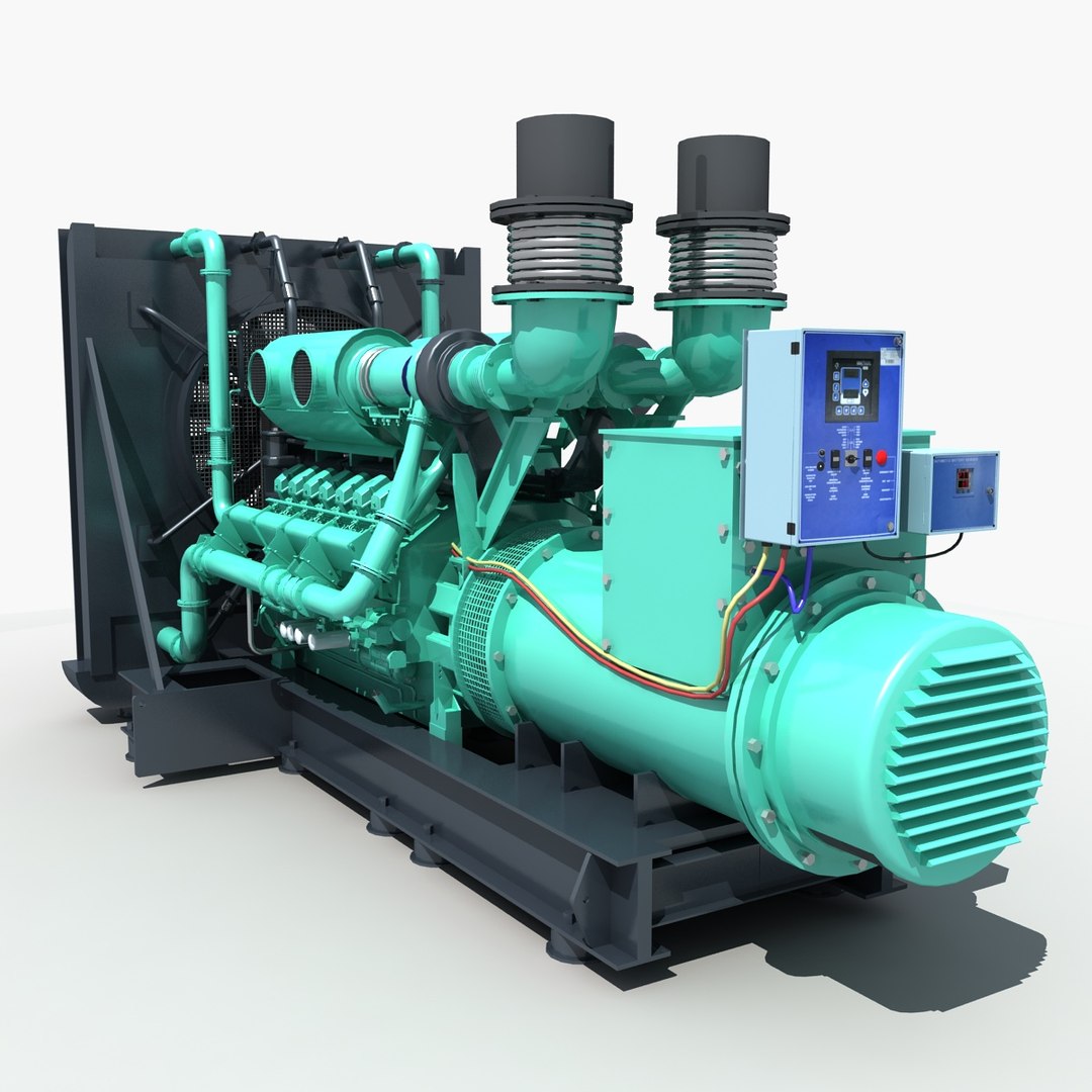 Diesel Generator 01 3D Model - TurboSquid 1227747