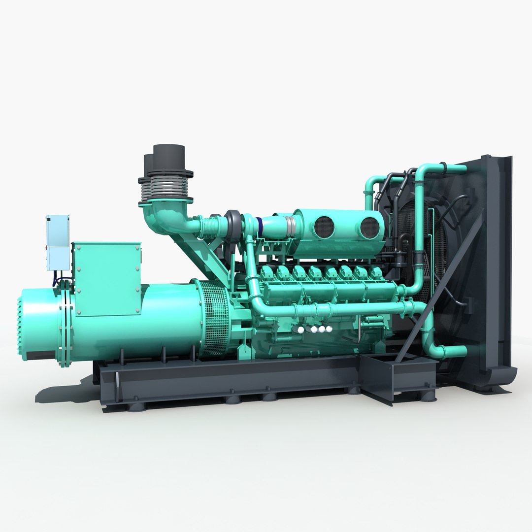 Diesel Generator 01 3D Model - TurboSquid 1227747
