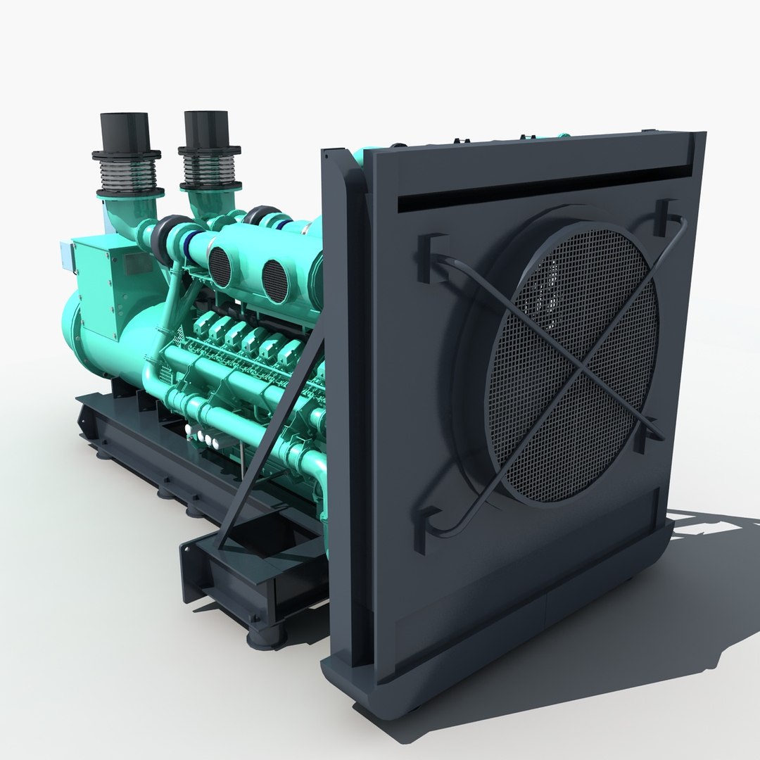 Diesel Generator 01 3D Model - TurboSquid 1227747