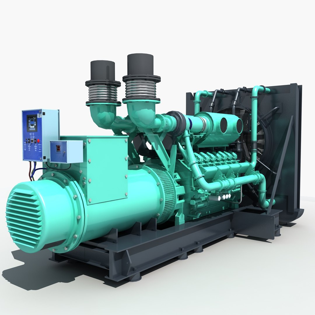 Diesel Generator 01 3D Model - TurboSquid 1227747