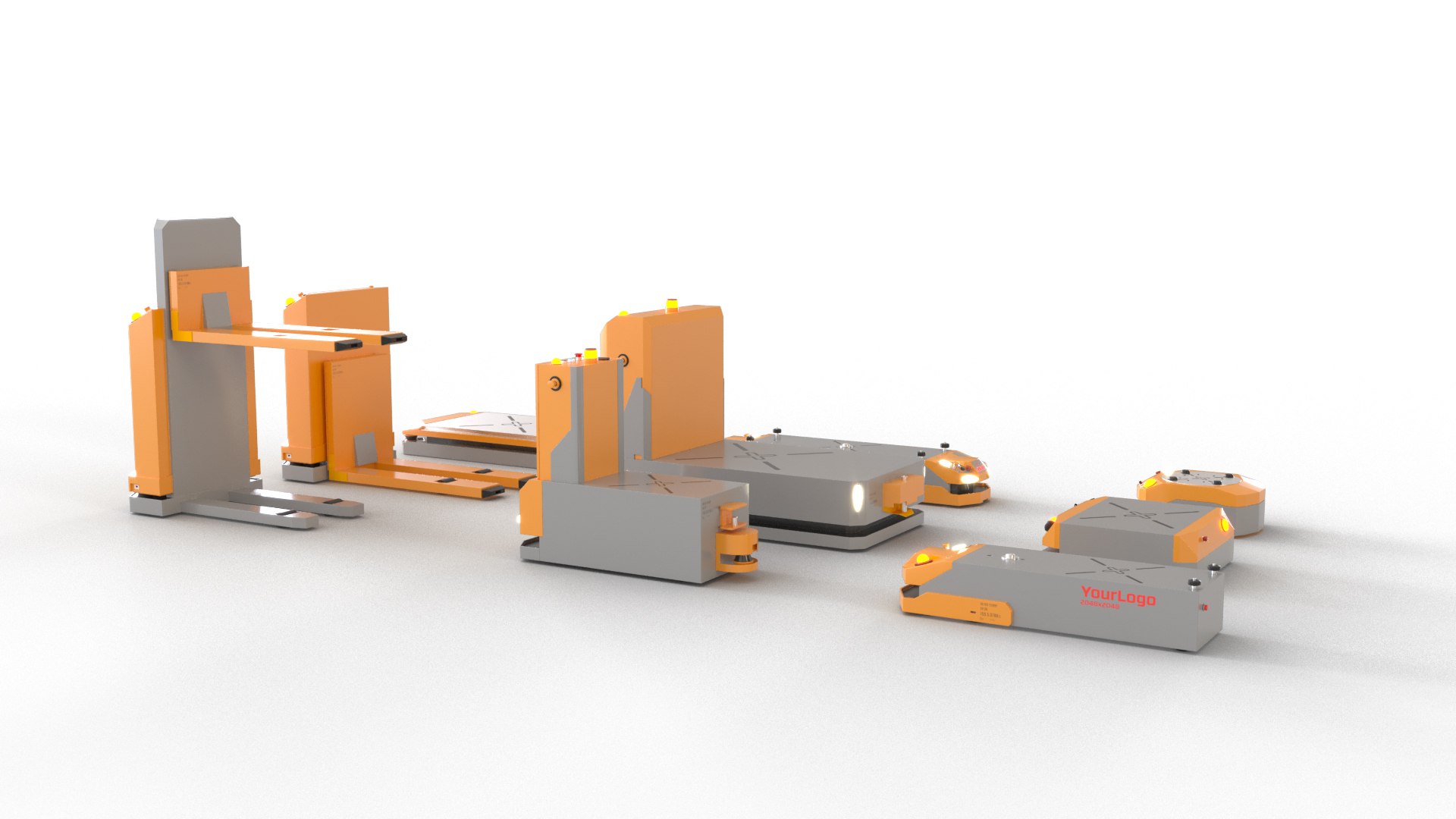 AGV AT cobot set 3D model - TurboSquid 1892164