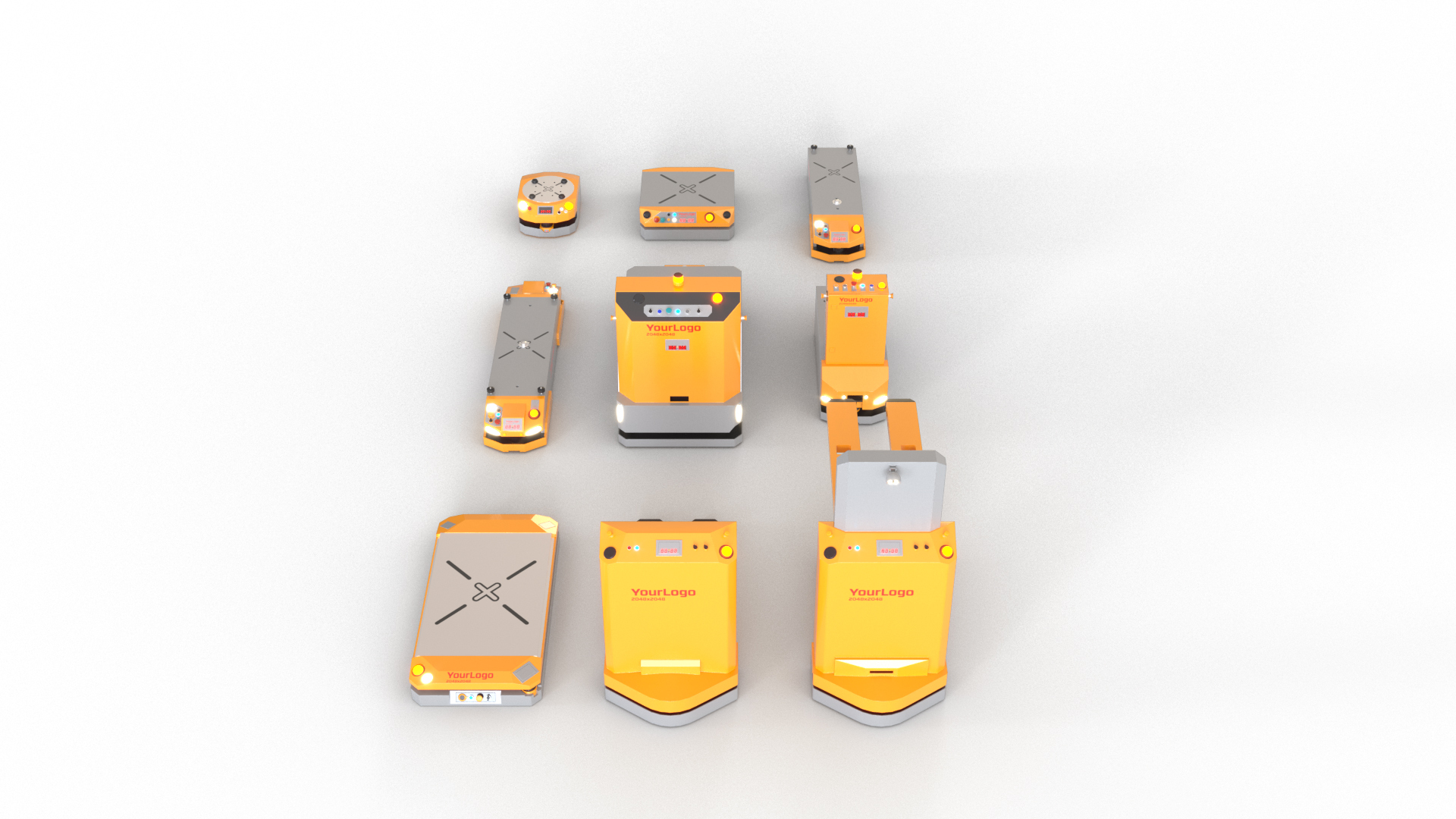 AGV AT Cobot Set 3D Model - TurboSquid 1892164