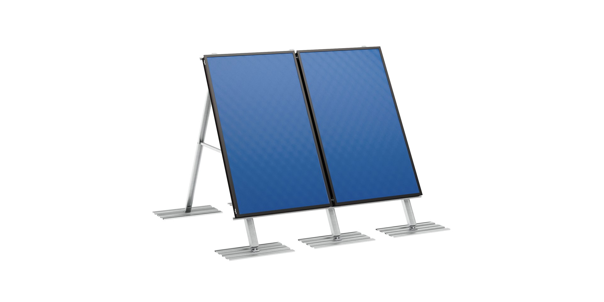 3D Solar panels auroTHERM classic Vaillant - TurboSquid 1923097