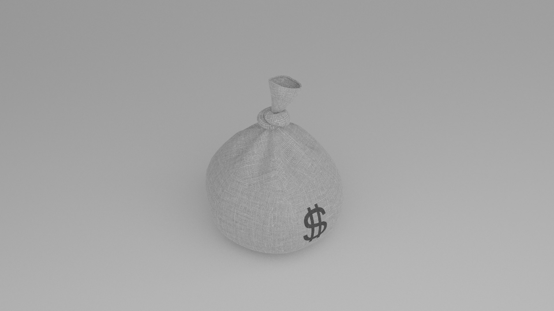 3D Dollar Bag Model - TurboSquid 1990204