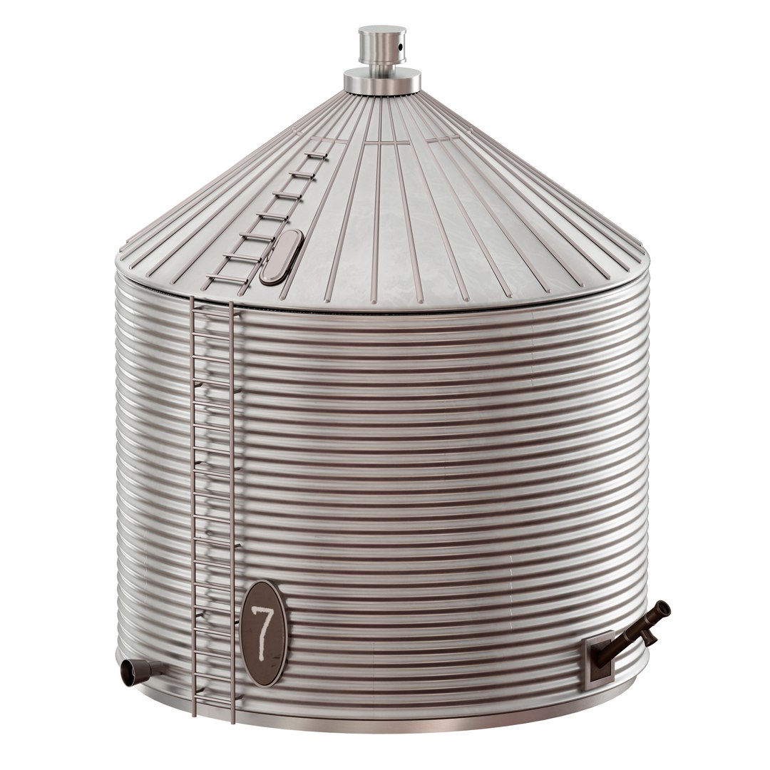 Metal Fuel Tank Model - TurboSquid 1978484