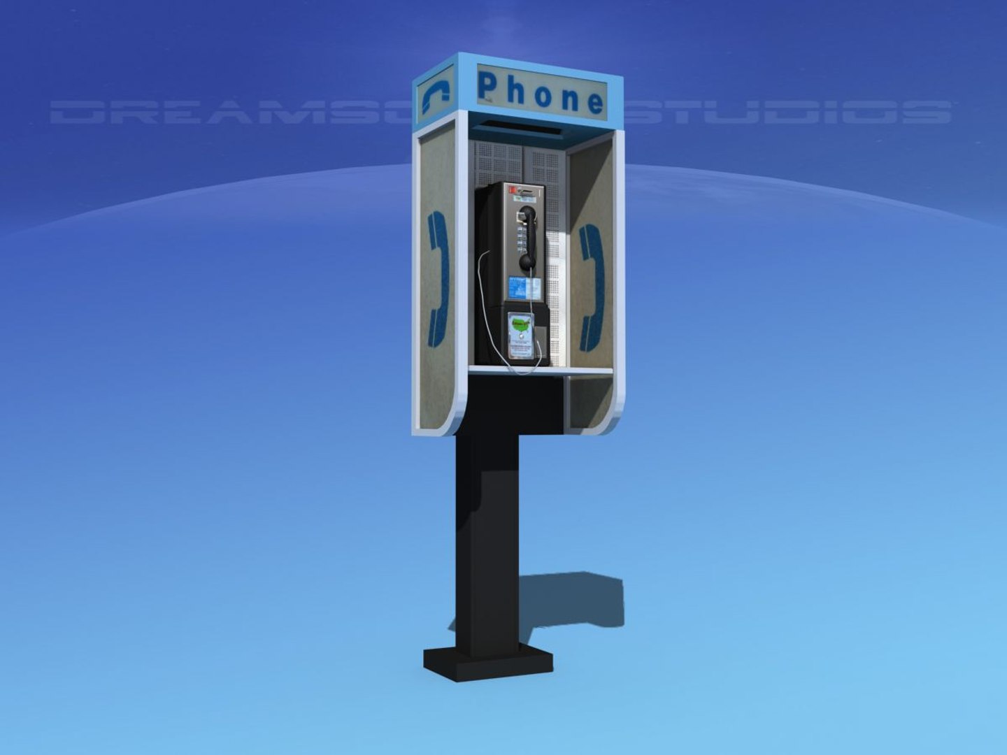 3D Urban Phone Pay Model - TurboSquid 1151072