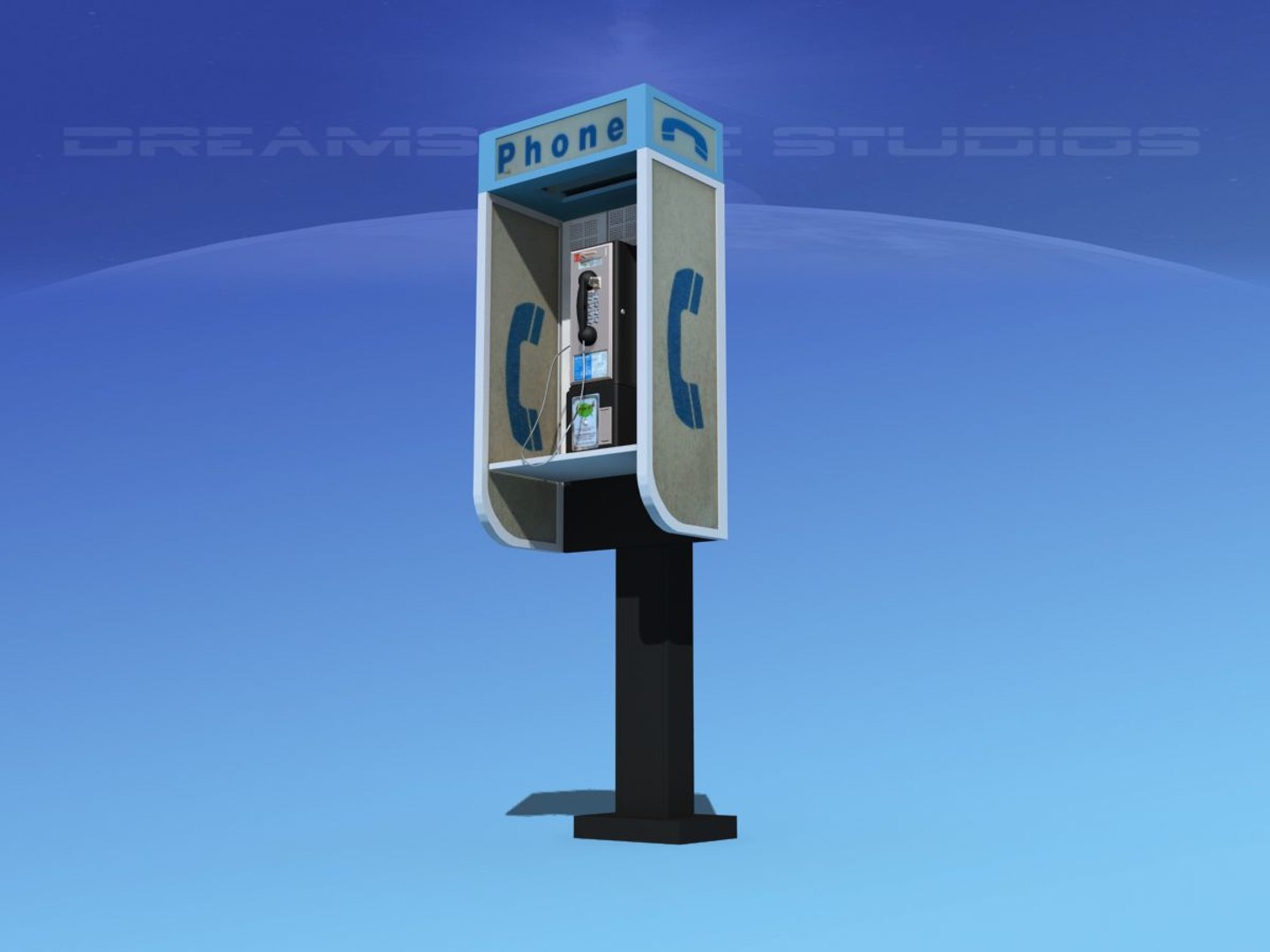 3D Urban Phone Pay Model - TurboSquid 1151072