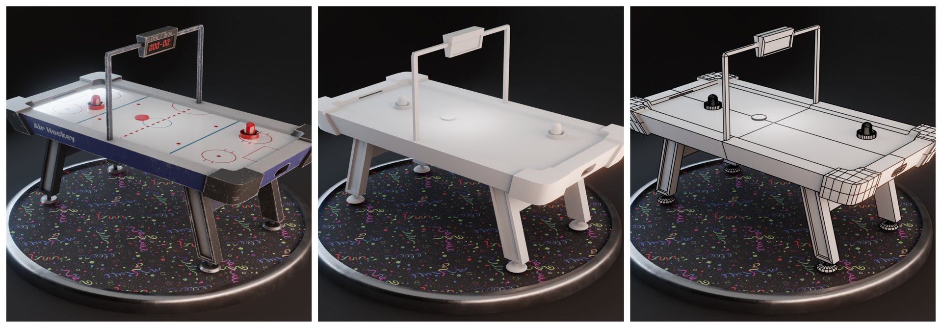 3D Arcade Room Props package - Game Ready Lowpoly PBR - TurboSquid 1928366
