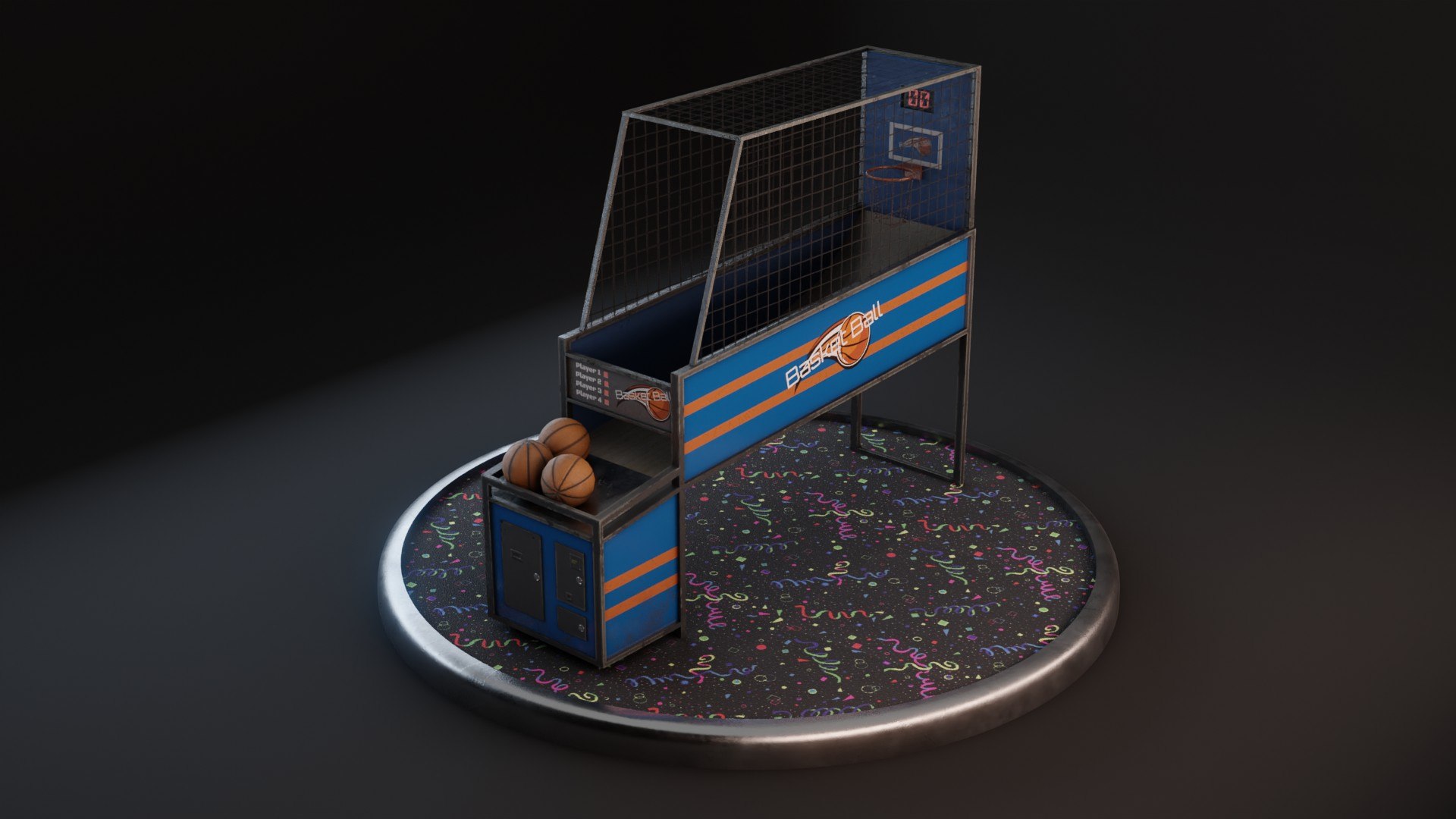 3D Arcade Room Props package - Game Ready Lowpoly PBR - TurboSquid 1928366