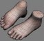 maya realistic foot
