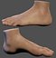 maya realistic foot