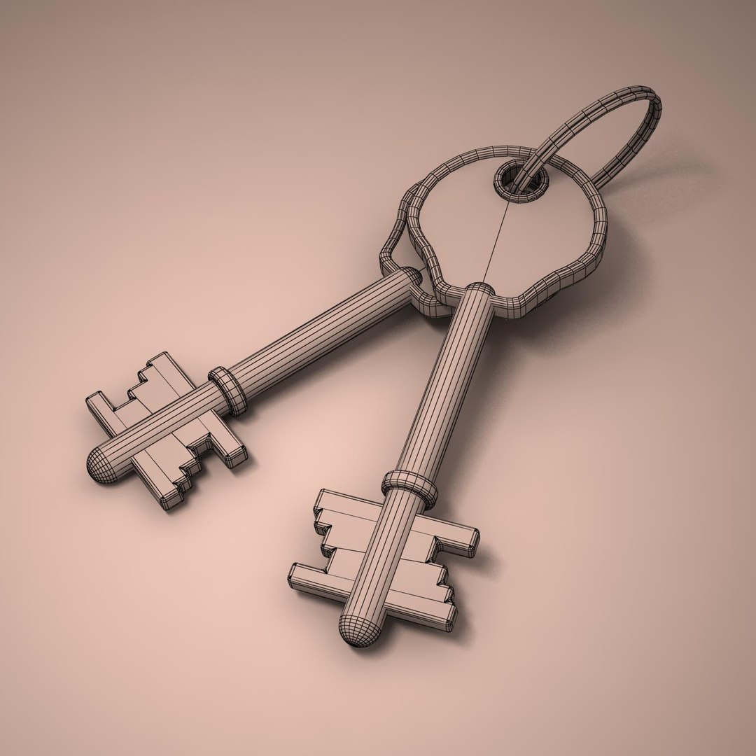 House Keys Model - TurboSquid 1331091