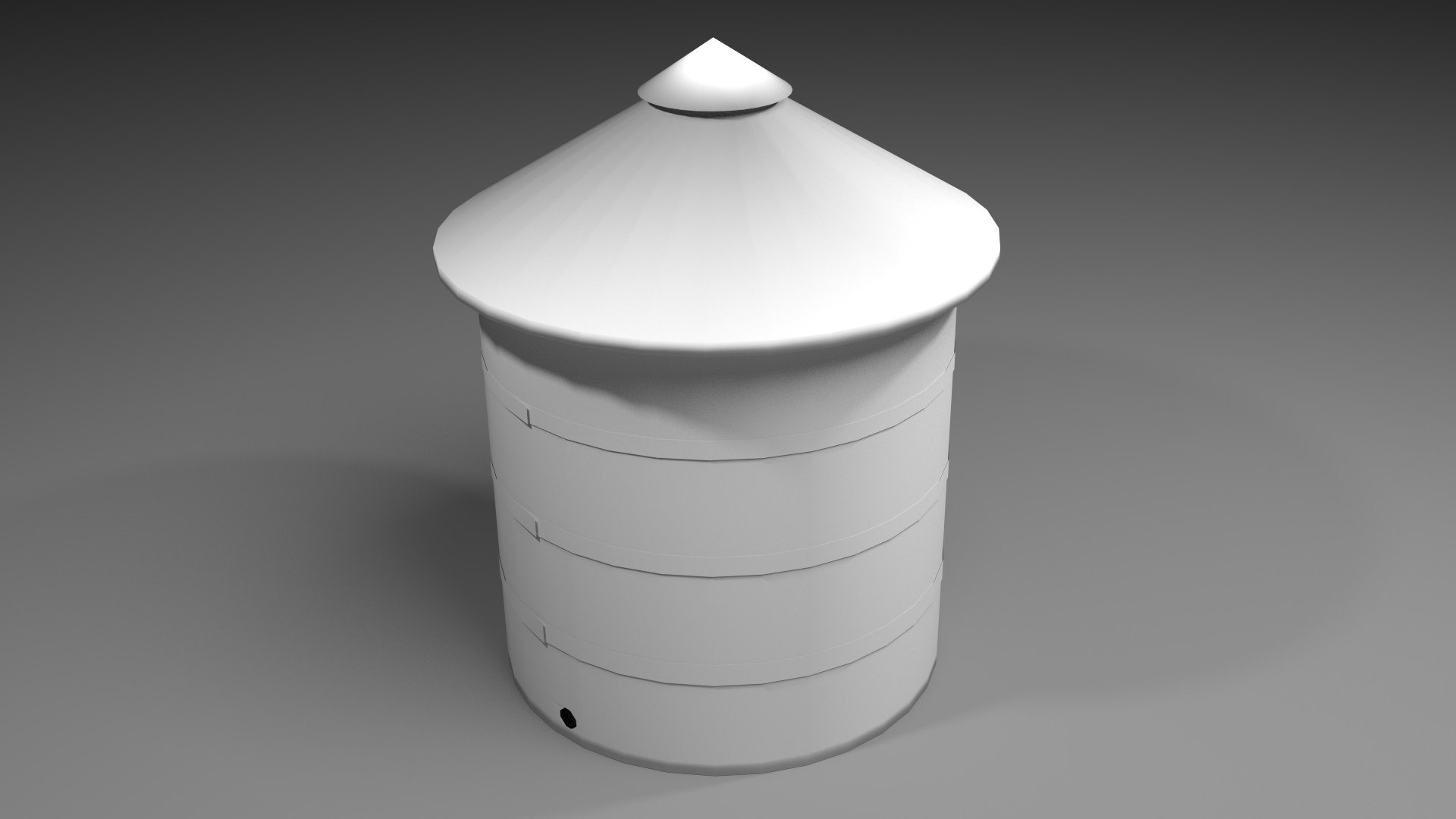 Wooden Water Tank 2 Model - TurboSquid 2026568